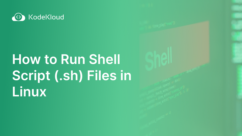 How To Run Shell Script sh Files In Linux