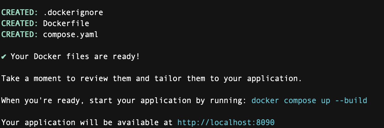 Docker Init: Containerize Fast