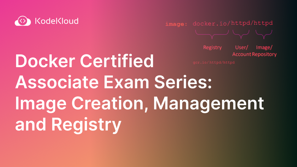Docker Certified Associate Exam: Image Creation, Management and Registry