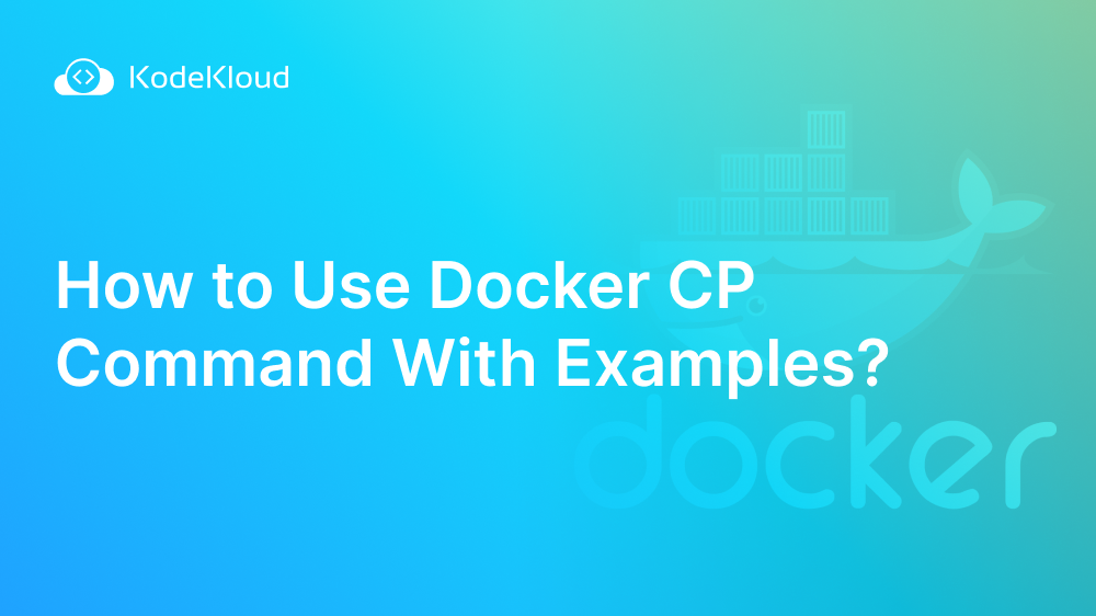 How to Use Docker CP Command With Examples