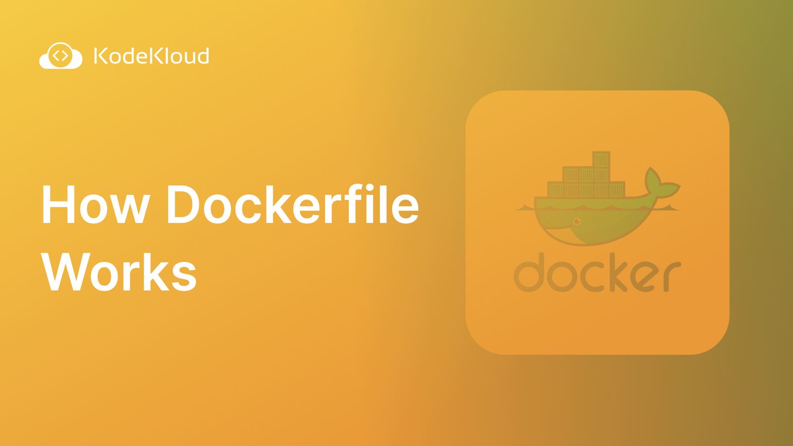 How Dockerfile Works