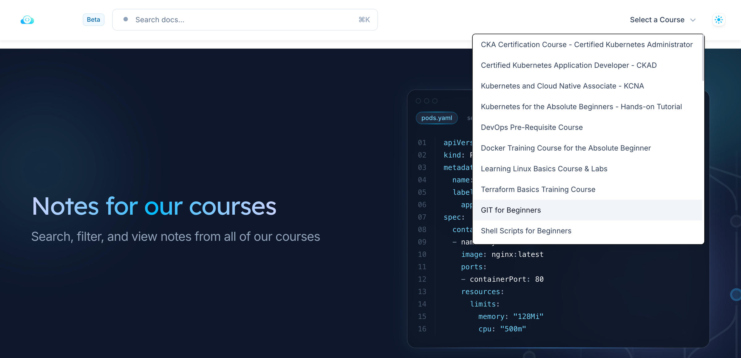 KodeKloud Notes App: Learn Faster, Smarter