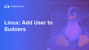 Linux: Add User to Sudoers