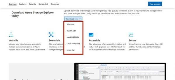 How to Install and Set Up Azure Storage Explorer