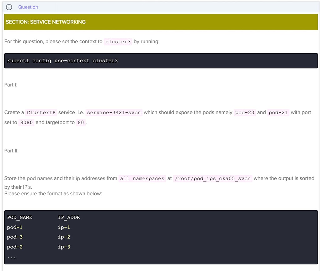 How Is This Custom Column Output Is Incorrect Kubernetes Kodekloud