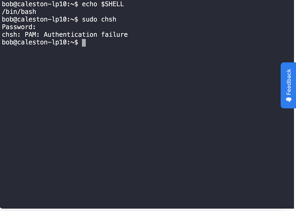 At The Lab Linux Bash Prompt The Second Question I Type On The Password But It Keeps Say