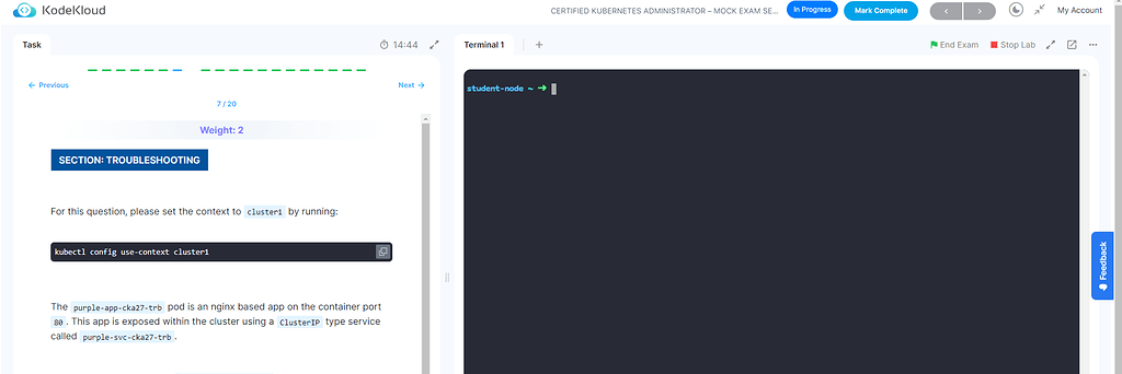 Ultimate Cka Labs Kubernetes Kodekloud Devops Learning Community