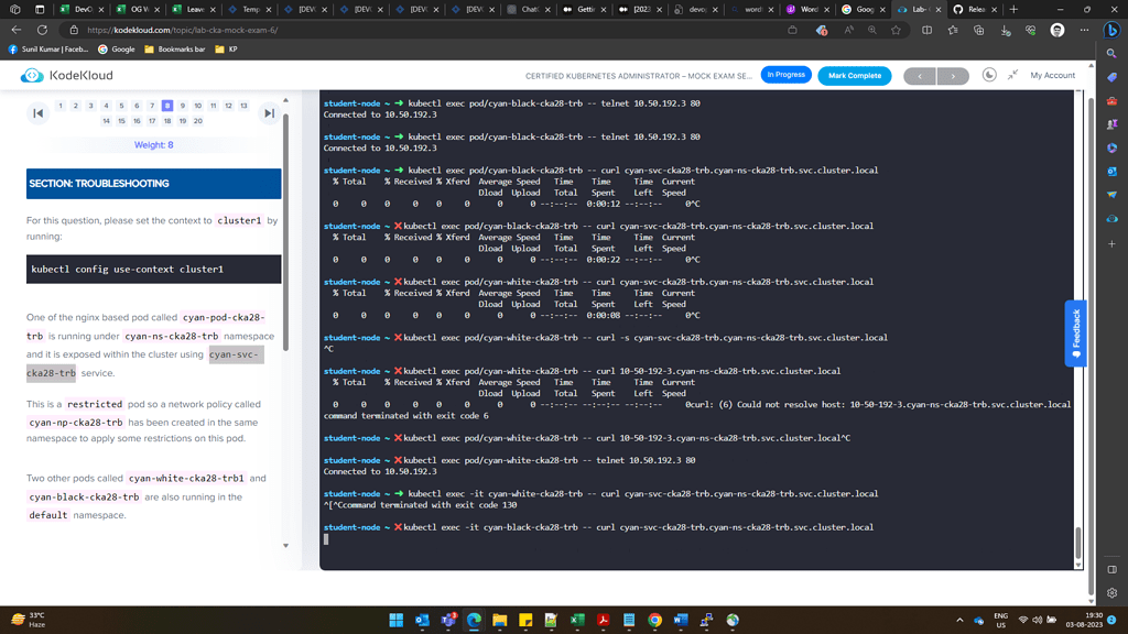 Ultimate Mock Network Policy Kubernetes Kodekloud Devops Learning Community 