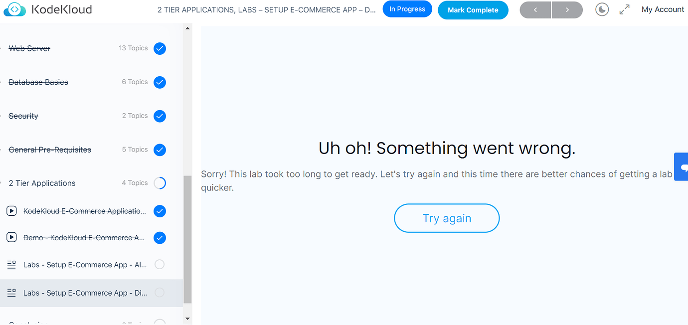 Lab Fails To Load Devops Kodekloud Devops Learning Community 