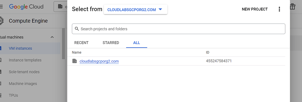 Regarding GCP Playground Default Project ID issue - Google Cloud ...
