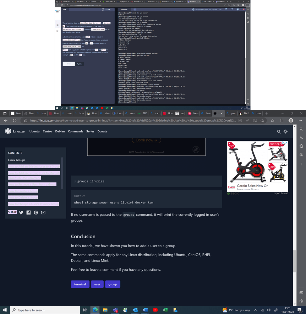 Bug With The Linux String Substitute sed Task write Access To The bug-with-the-linux-string-substitute-sed-task-write-access-to-the