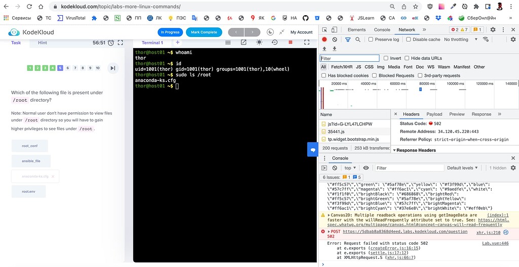 Labs More Linux Commands Got 502503 Kodekloud Devops Learning Community 