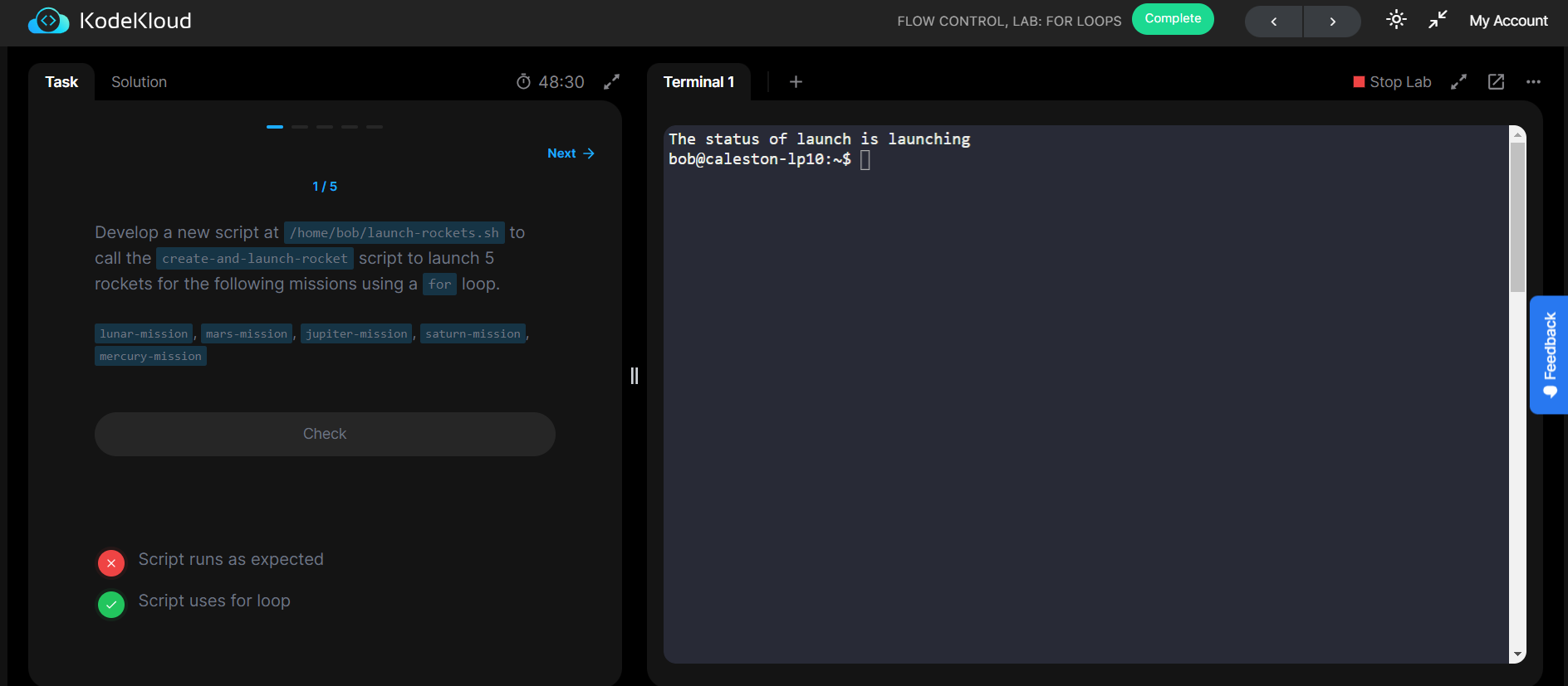 Flow Control Lab For Loops Q1 Devops Kodekloud Devops Learning Community