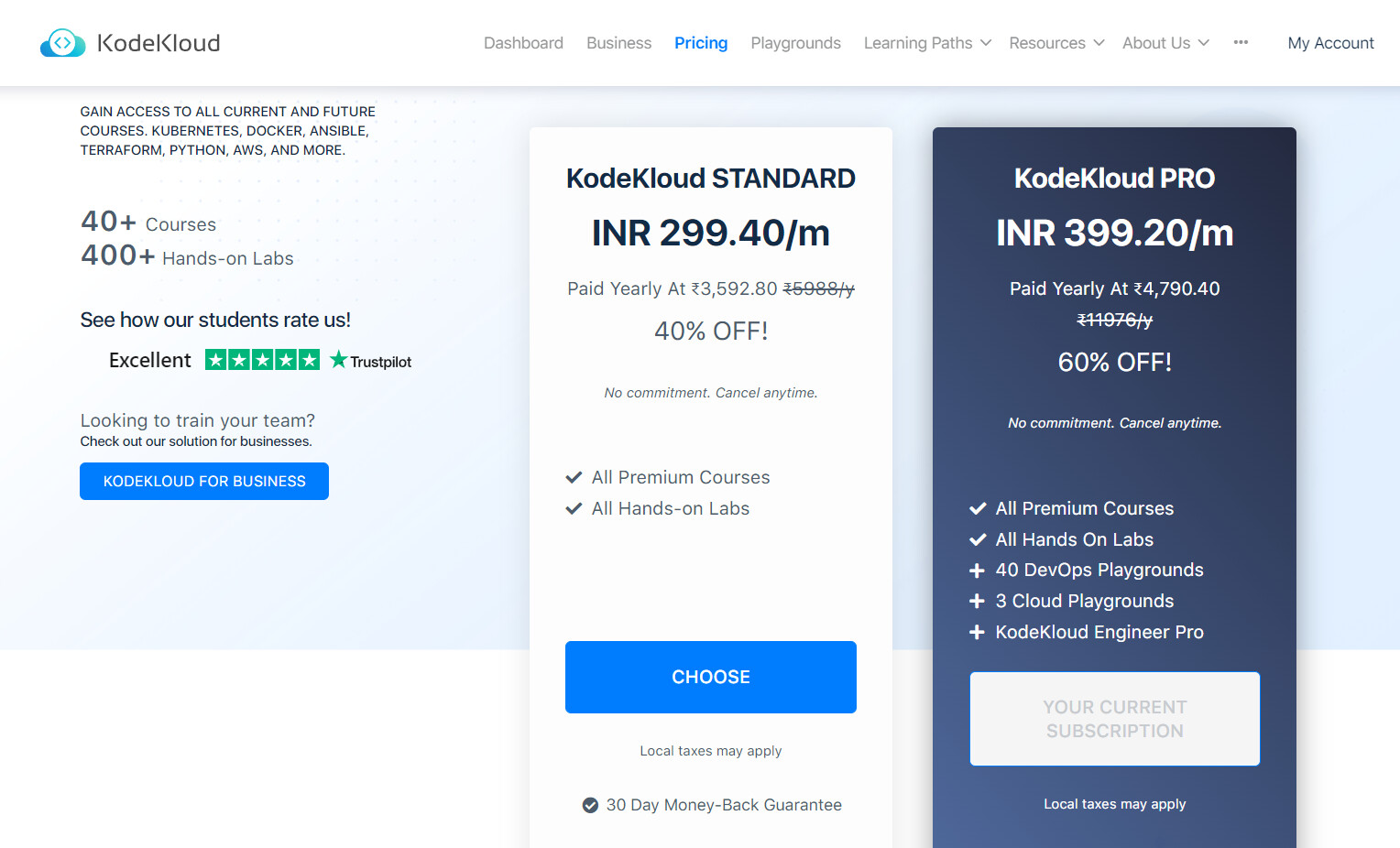 Cloud And Devops Playgrounds Not Accessible Playgrounds Kodekloud Devops Learning Community