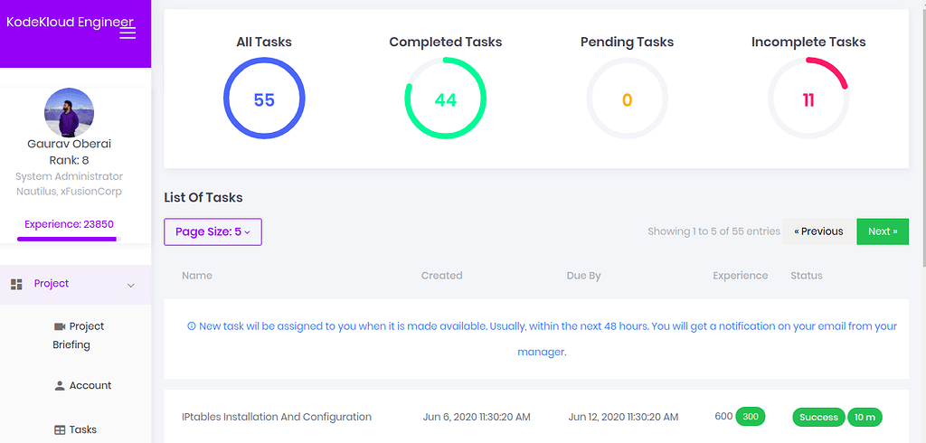 Kodekloud Experience And Rank Issue Kodekloud Engineer Kodekloud Devops Learning Community 